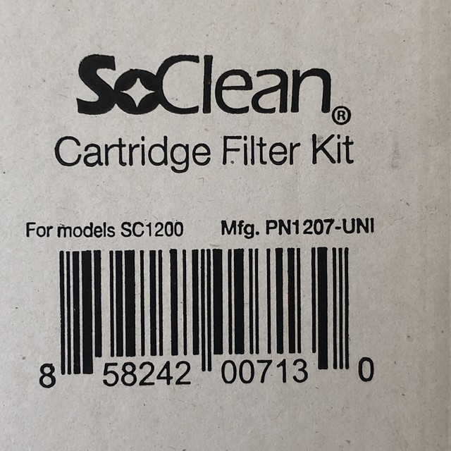 SoClean PN1207UNI 2 Cartridge Filter and Check Valve Replacement for ...