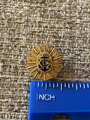 Vintage Unknown Navy Or Nautical Anchor Lapel Insignia Pin Naval ...