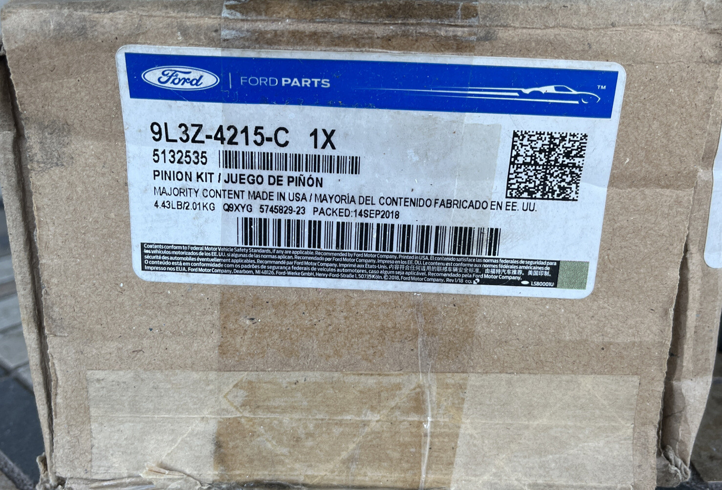 Genuine Ford Pinion Kit 9L3Z-4215-C | eBay