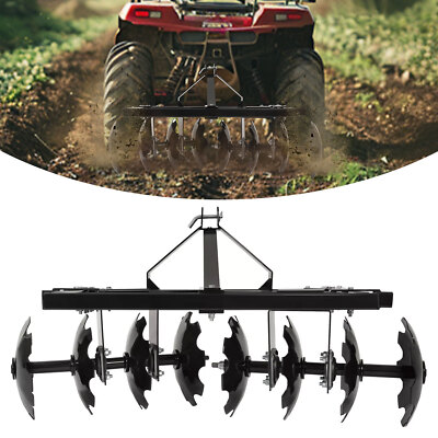 Disc Plow / Harrow Compact Garden Lawn Tractor Accessory For ATV CAT-0 ...