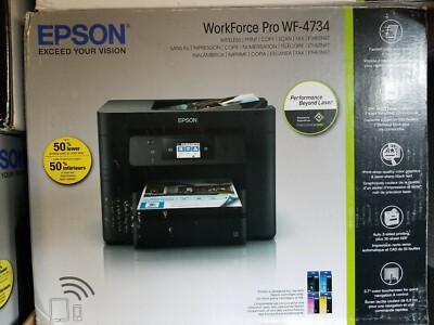 Epson WorkForce Pro WF-4734 Printer Multifunction Wireless Inkjet (Like ...