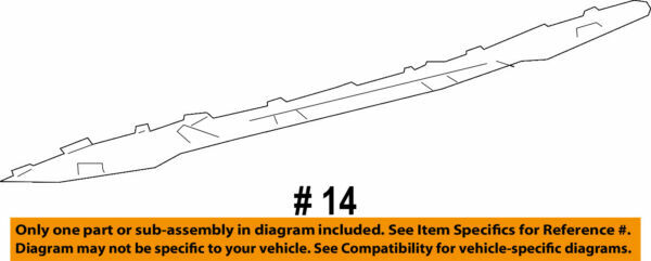 52453-42900 Toyota Guard, rear bumper, center 5245342900, New Genuine ...