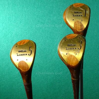 VINTAGE Lady Wilson Libra Strata-Bloc 4200 1, 3, & 5 Woods Steel Ladies ...