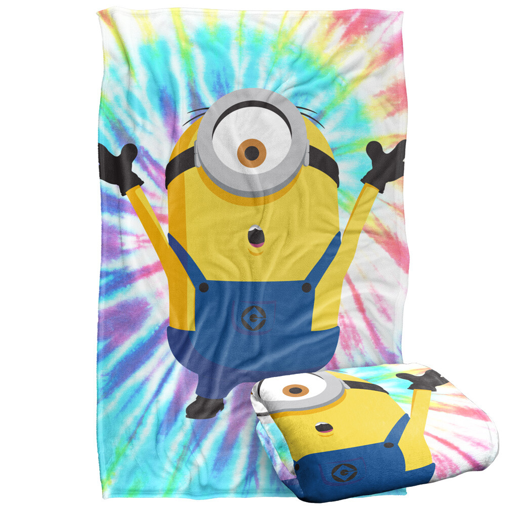 Minions Peace Sign Tie Dye Silky Touch Super Soft Throw Blanket | eBay