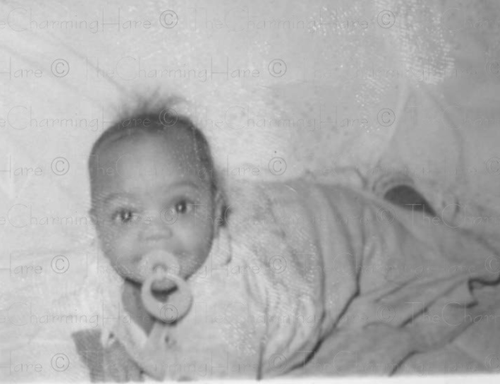 Vintage Photo African American Baby Pacifier Crawling on Bed 1960's | eBay