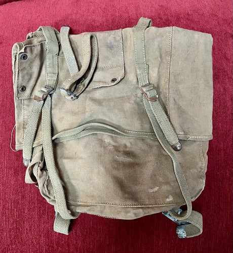 Genuine WW II US Army USMC M1941 Tactical Backpack Field Haversack ...