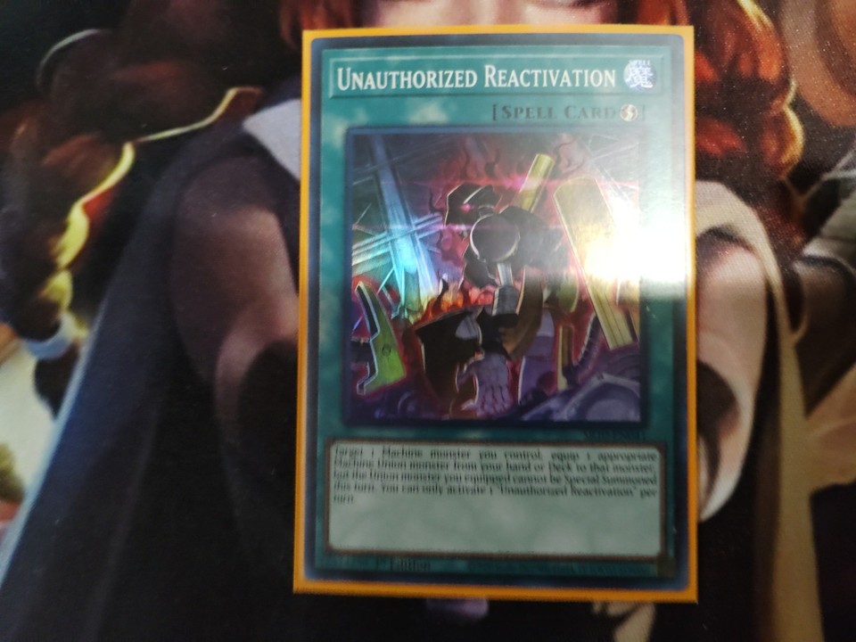 1x Yugioh Unauthorized Reactivation - SR10-EN041 - Super Rare - 1st ...