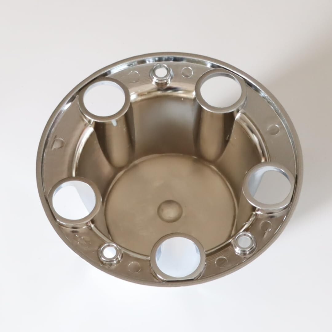 1980-1996 F150 BRONCO VAN CHROME 4x4 CENTER CAPS HUBS SET RED NEW 2 ...