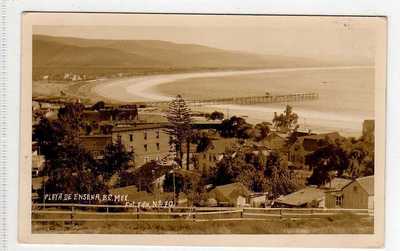 (La8275-100) Real Photo of Playa De Ensena, B.C. Mexico, Unused, c1930 ...