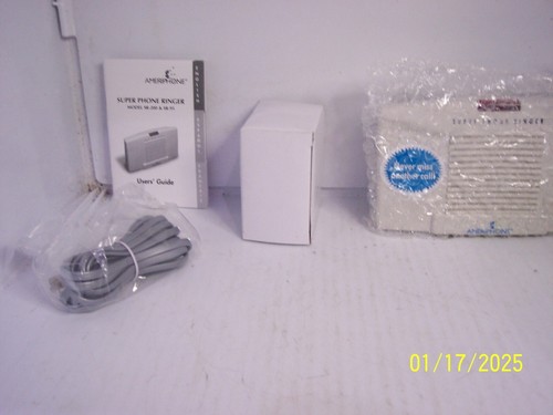 New Ameriphone Super Phone Ringer SR-200 Loud-Ring Amplifier for ...