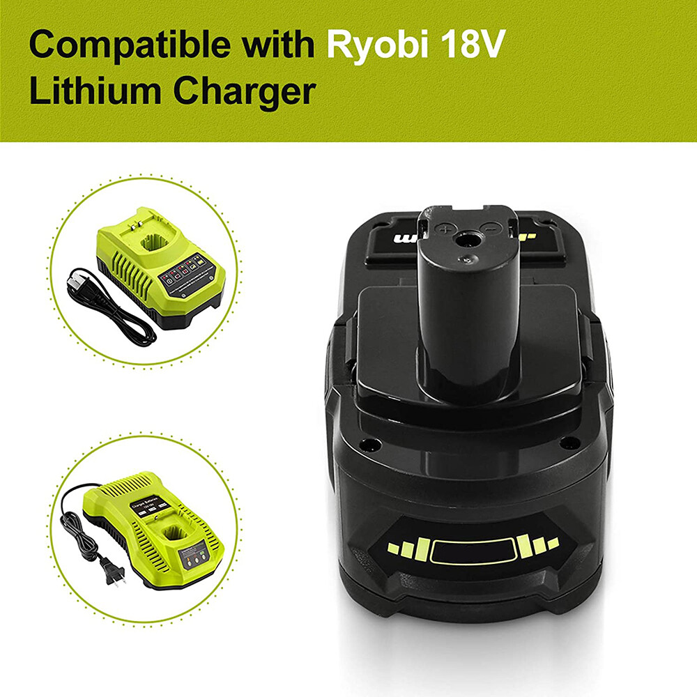 18V 5.5AH For Ryobi Plus P108 Battery RB18L50 RB18L40 P107 P109 | eBay