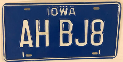 Vanity AH AUSTIN HEALEY BJ8 license plate BMC 3000 Jensen MK3 British ...