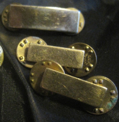 MILITARY US First Lieutenant? Insignia BAR PINS-Marked GEMSCO NY-SET OF ...