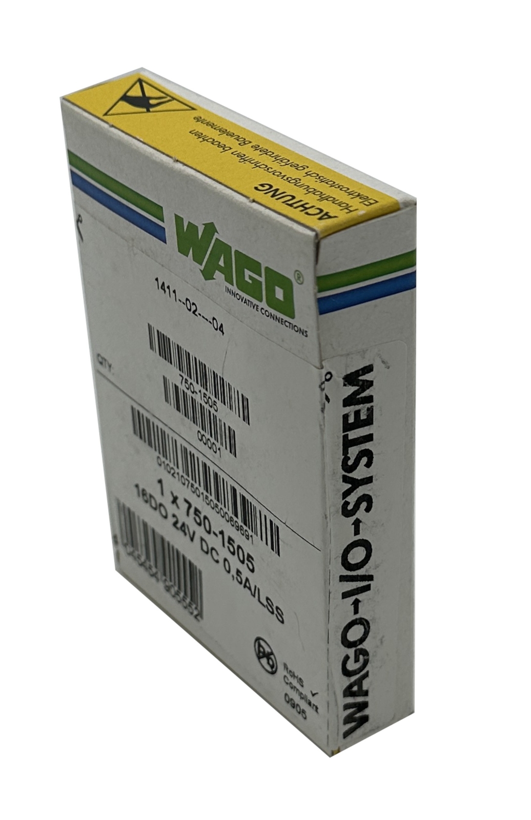 WAGO 16-Kanal-Digital Output Module - DC 24 V - 0,5 A - 750-1505 - NEW ...