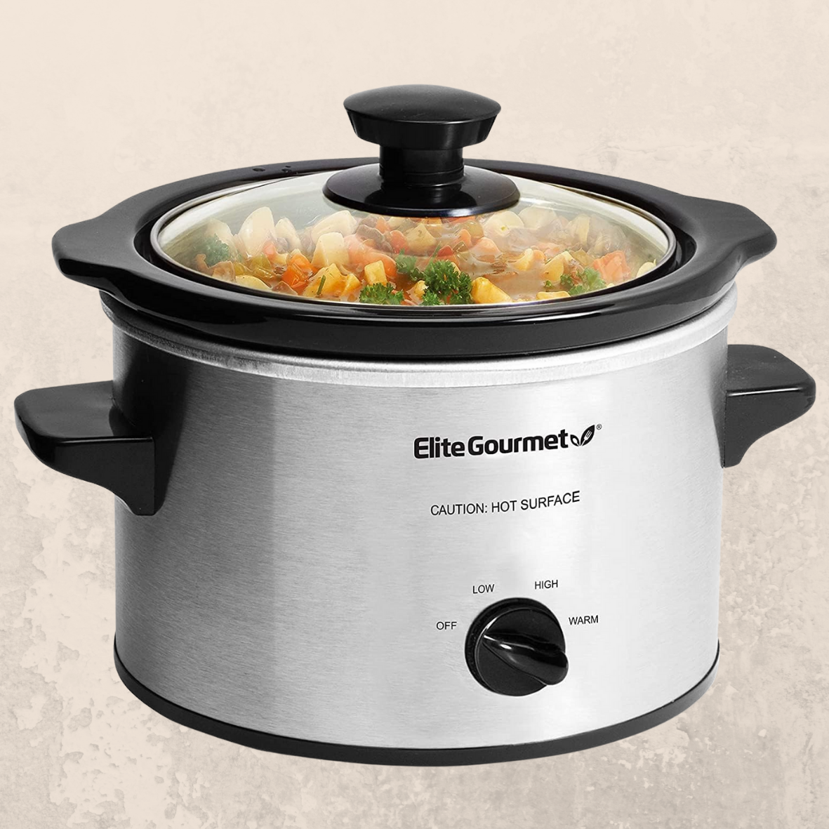 Small Slow Cooker Stainless Steel Crock Pot Mini Kitchen Appliance ...