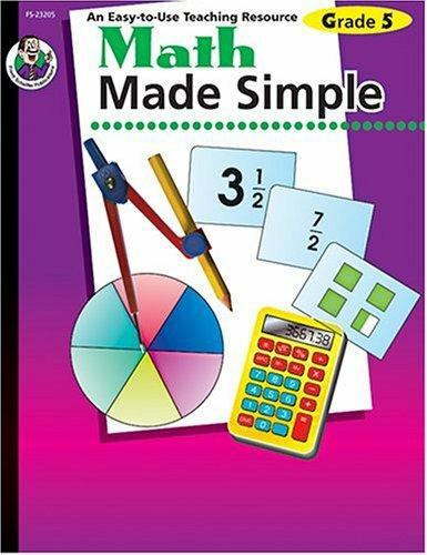 Math Made Simple, Grade 5 paperback Used - Very Good 9780764701658| eBay