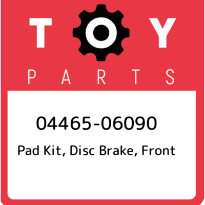04465-06090 Toyota Pad kit, disc brake, front 0446506090, New Genuine ...