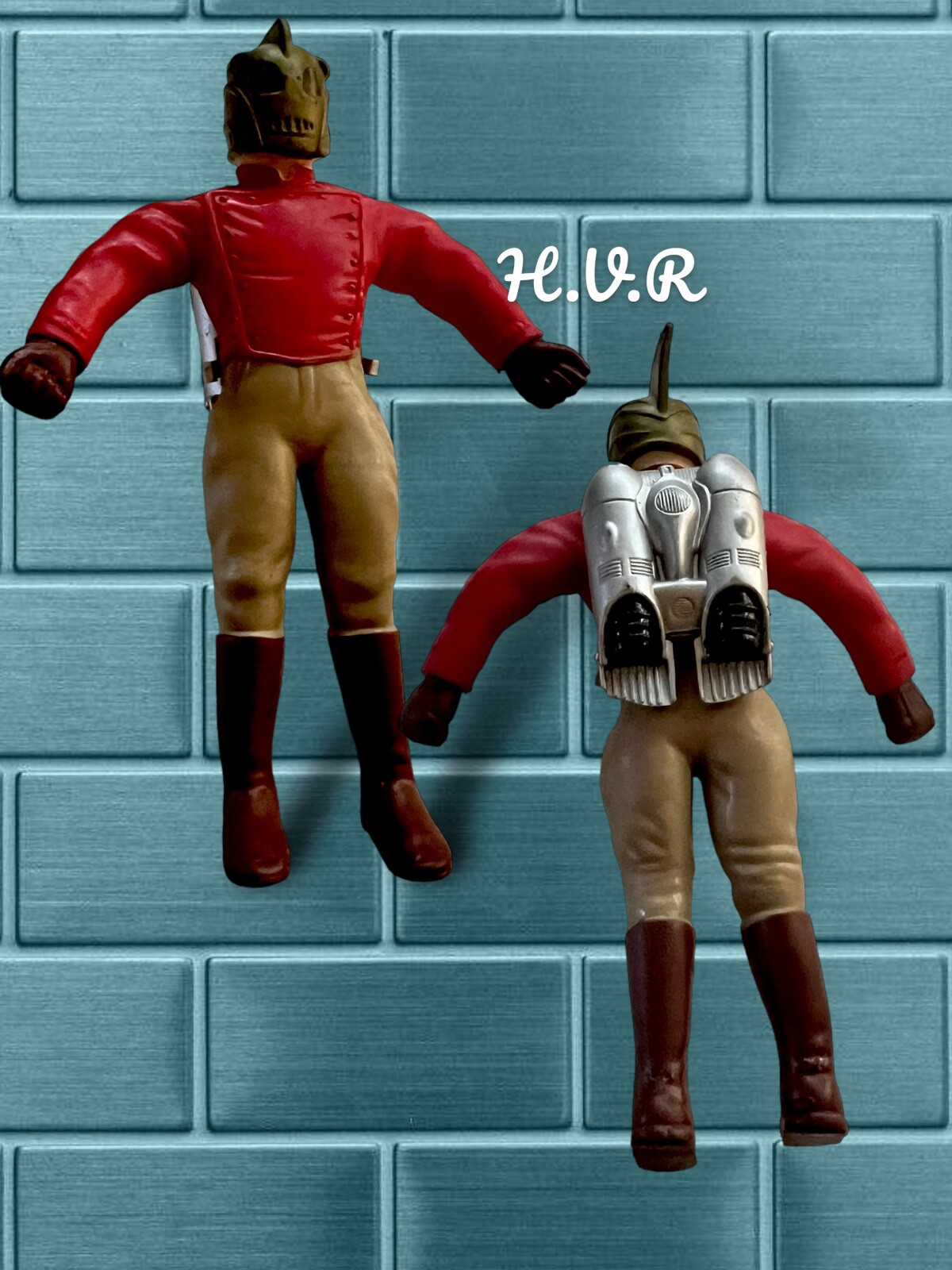 Rocketeer Hero Bend-Ems Bendy Bendable Just Toys PVC Figure Disney 1991 ...
