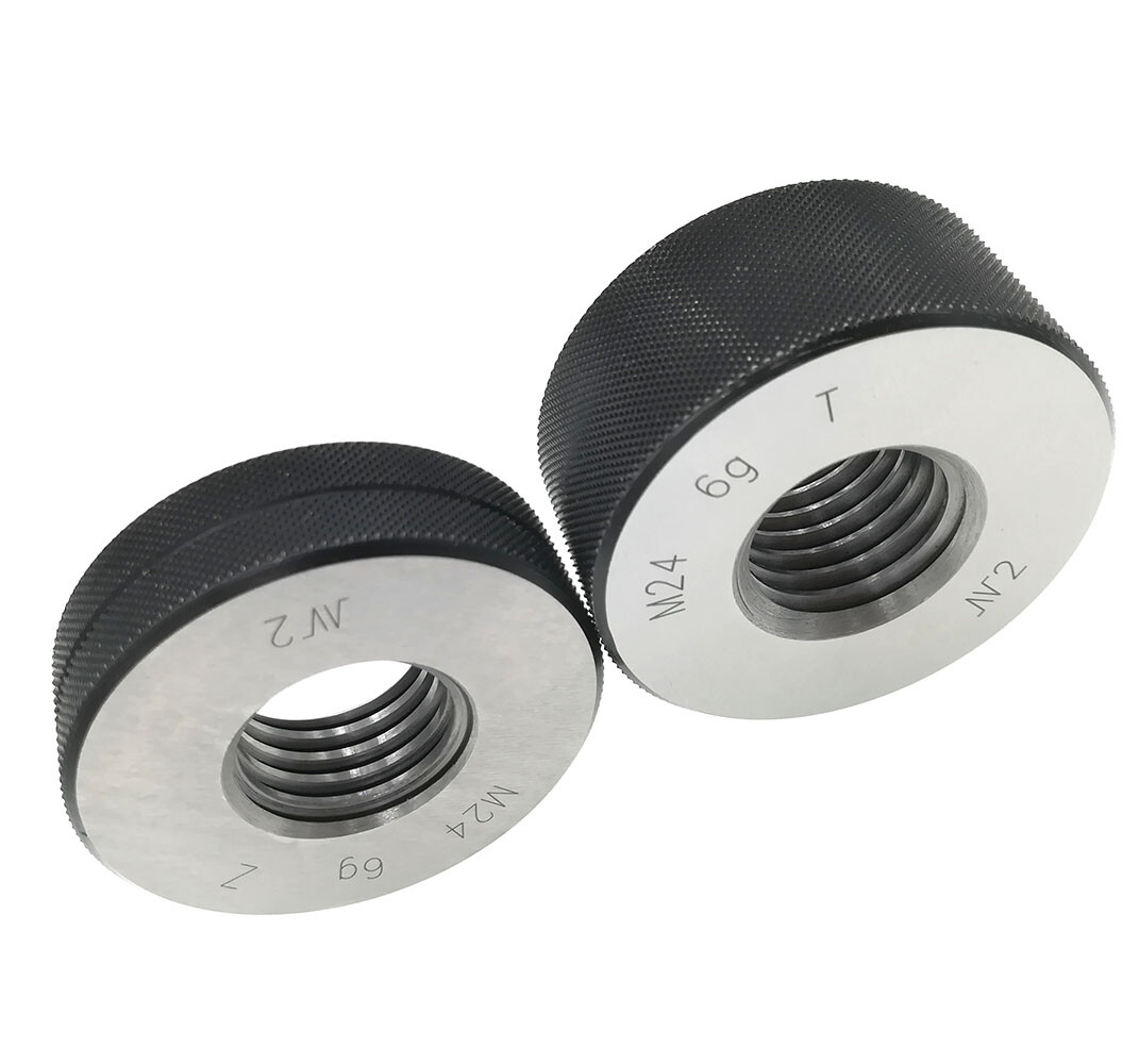 ISO Metric Thread Ring Gage M24 X 3 6g Threaded Ring Gauges GO And NOGO ...
