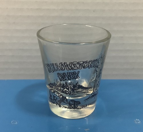 Yellowstone Park Bear Shot Glass, COMBINED SHIPPING (SEE STORE) | eBay