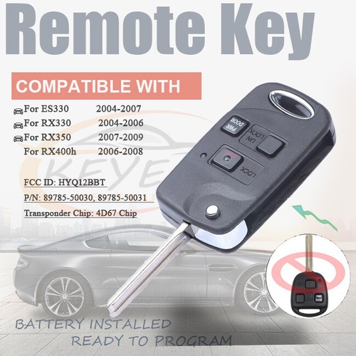 4D67 Chip for Lexus ES330 RX330 RX350 RX400h 2005 2006 Remote Key Fob ...