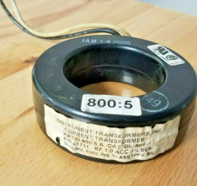 Current Transformer 800:5 A 50-400HZ. 600V | eBay