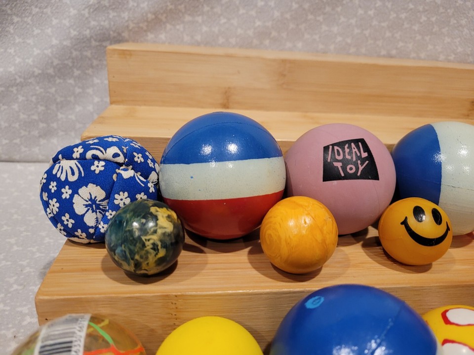 Vintage Bouncy Ball Foam Super Balls Hacky Sack Jacks Old Navy Lot 50 ...