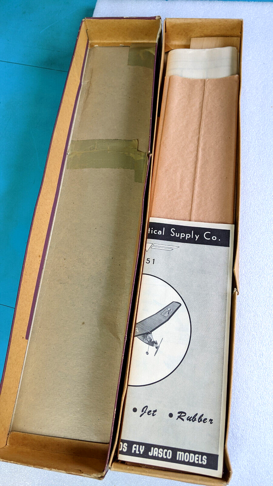 Rare 40's Jasco R/C Balsa Wood Model Plane Kit "Phoenix Flash" - New | eBay