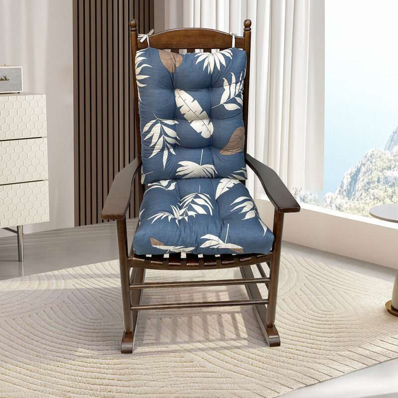 Rocking Chair Cushion Set Pad Upper&Lower Chair Cushions For Home ...