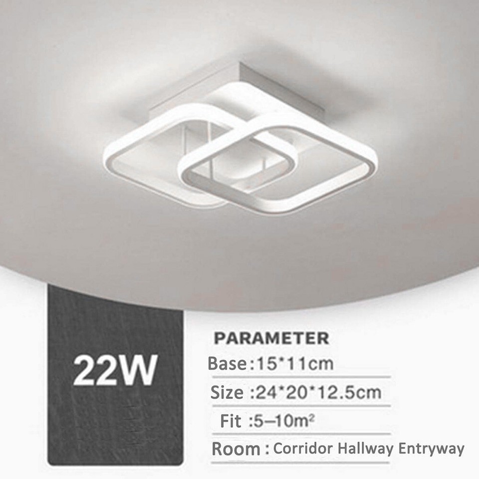 5# LED Ceiling Light Modern Mount Lamp for Home Kitchen Loft Aisle ...