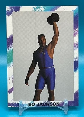 Bo KNOWS Weight Lifting Purple/Blue Bo Jackson KC Royals / Raiders ODD ...
