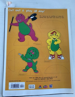 Barney Friends Stand Up Favorite Things Cut Outs from Barney's Favorite ...