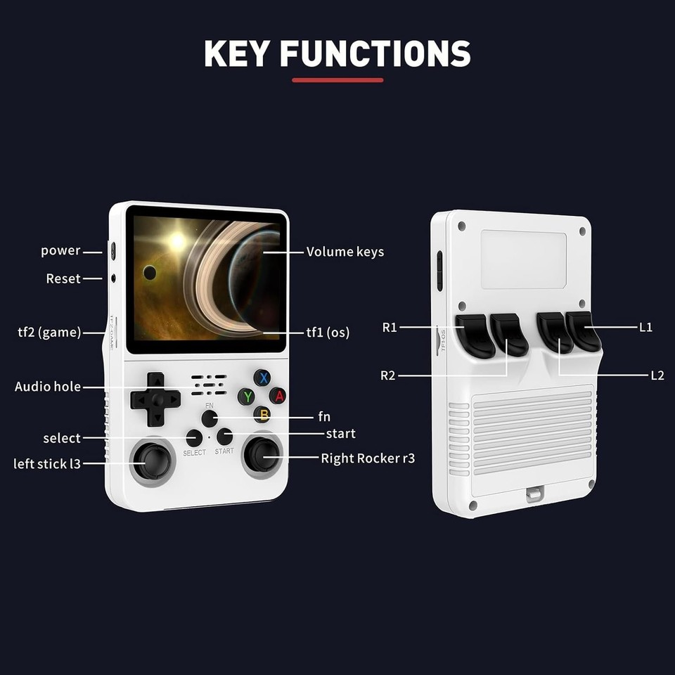 R36S Retro Handheld Game Console Linux System 3.5 Inch IPS Screen 32GB ...