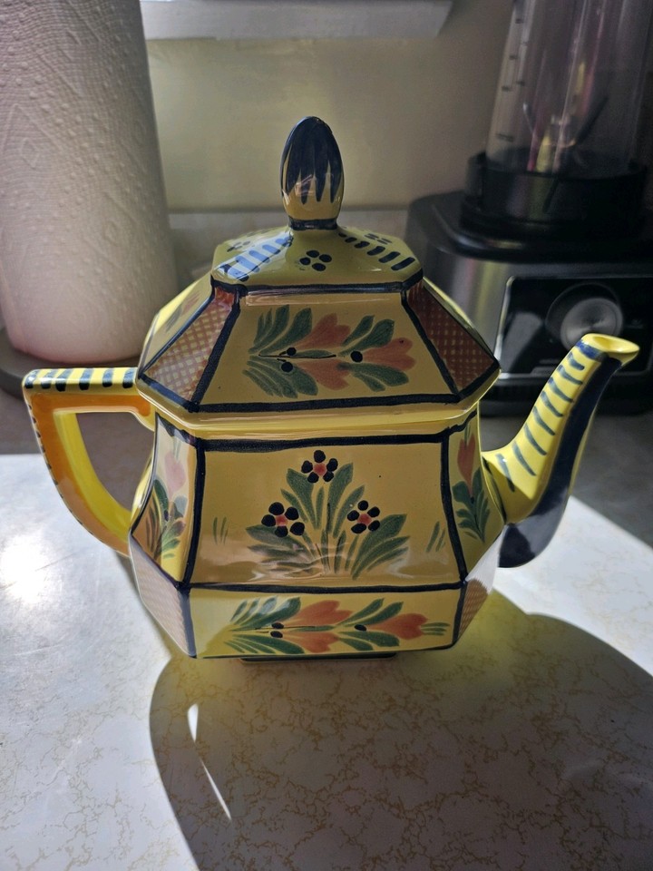 RARE FIND: Antique Quimper French Country Teapot Special Markings On ...