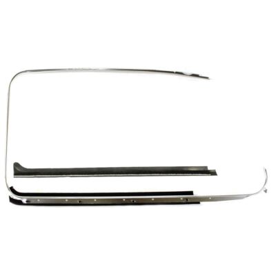 Vw Bug Door Rubber F/Roll Up Window Glass, 4 Clip Scraper Seal. 7/1968 ...