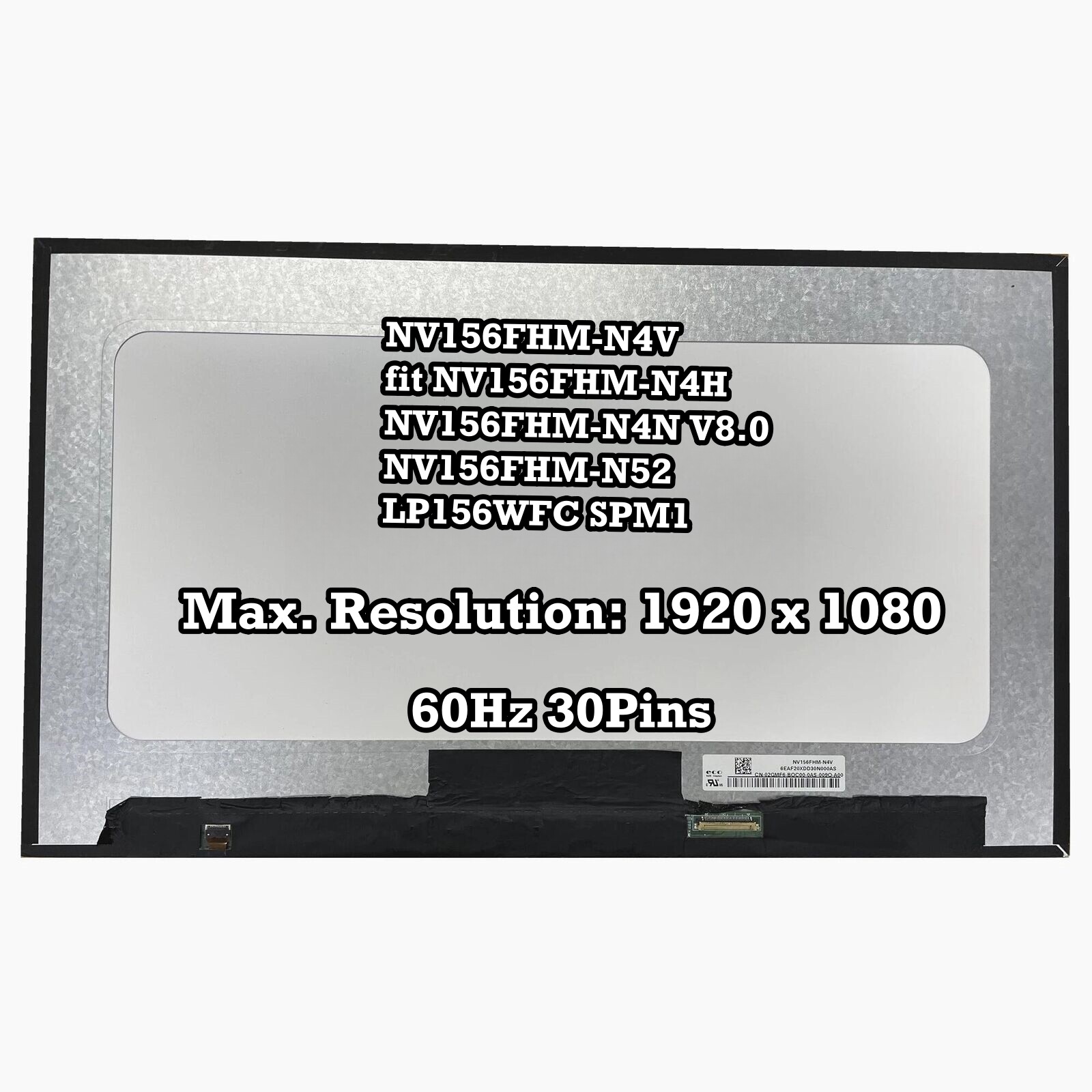 NV156FHM-N4V fit NV156FHM-N4H NV156FHM-N4N V8.0 NV156FHM-N52 LP156WFC SPM1 LCD | eBay