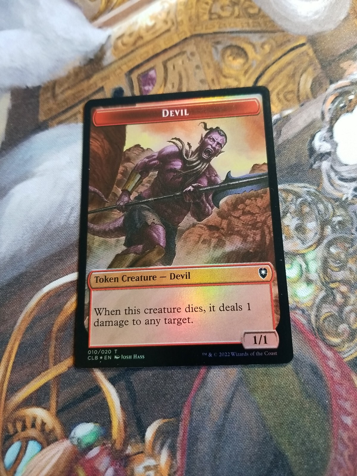 Devil / Treasure Token Foil MTG Commander Legends: BFBG - Pack Fresh ...