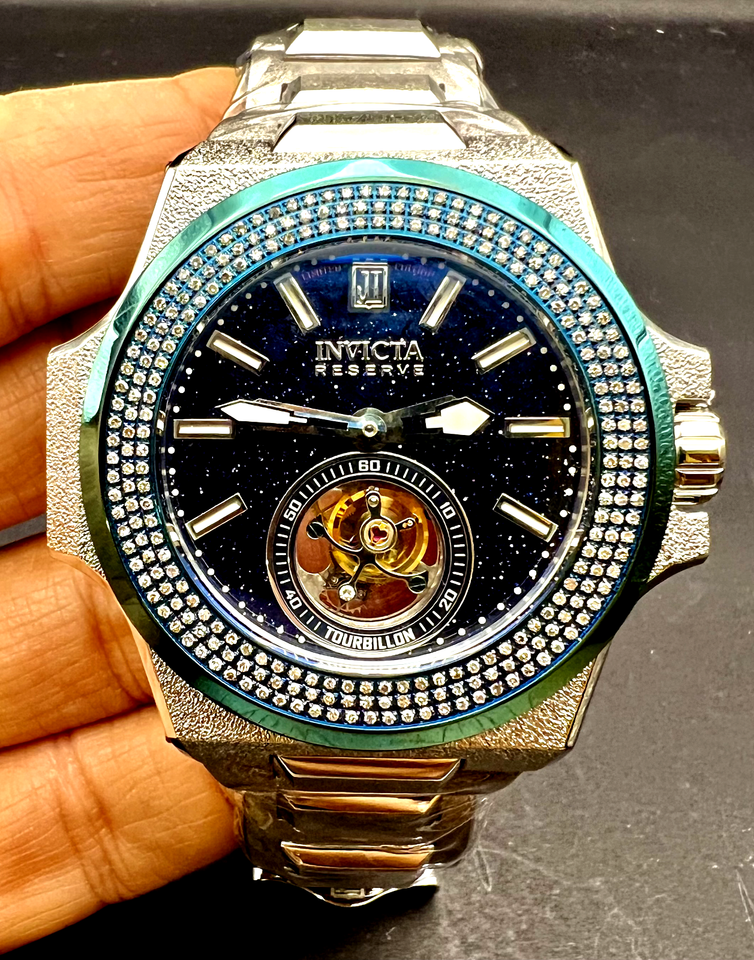 Invicta New 32578 JT Akula Prestige Men Limited Tourbillon 1.06ctw ...