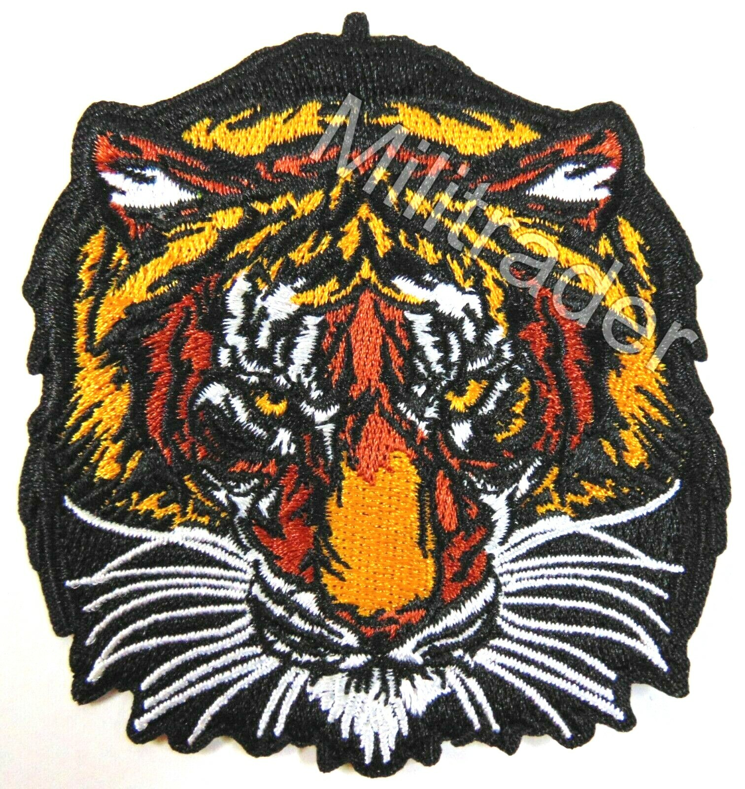 USA Badass Tiger Head Patch (100% Embroidery) Iron-on (See Description ...