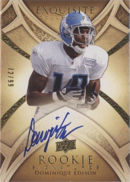 2009 Upper Deck Exquisite Collection - Rookie Signatures #148 Dominique ...