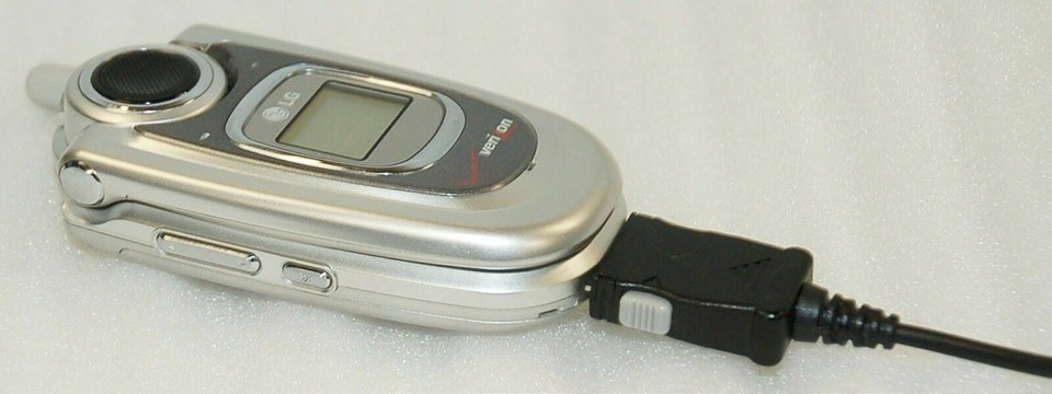 LG VX4650 Verizon Flip Phone Speakerphone SILVER No-Contract 1xRTT ...