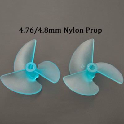 Rc Nylon Blue Propeller 3 blades Propellers High Strength for 4.76mm ...