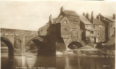 Old House Elvet Bridge Durham England RPPC Real Photo Postcard ...