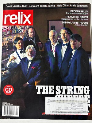 Relix Magazine Including CD String Cheese Incident bob Dylan David ...