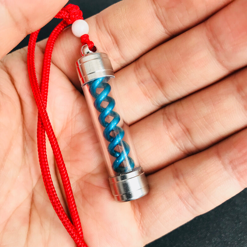 Resident Evil T-veronica Virus Test Tube Model Necklace Keychain Figure ...