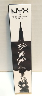 Nyx Epic Ink Liner Waterproof EIL01 Black 0.03 Ounces NEW / SEALED 1 ...