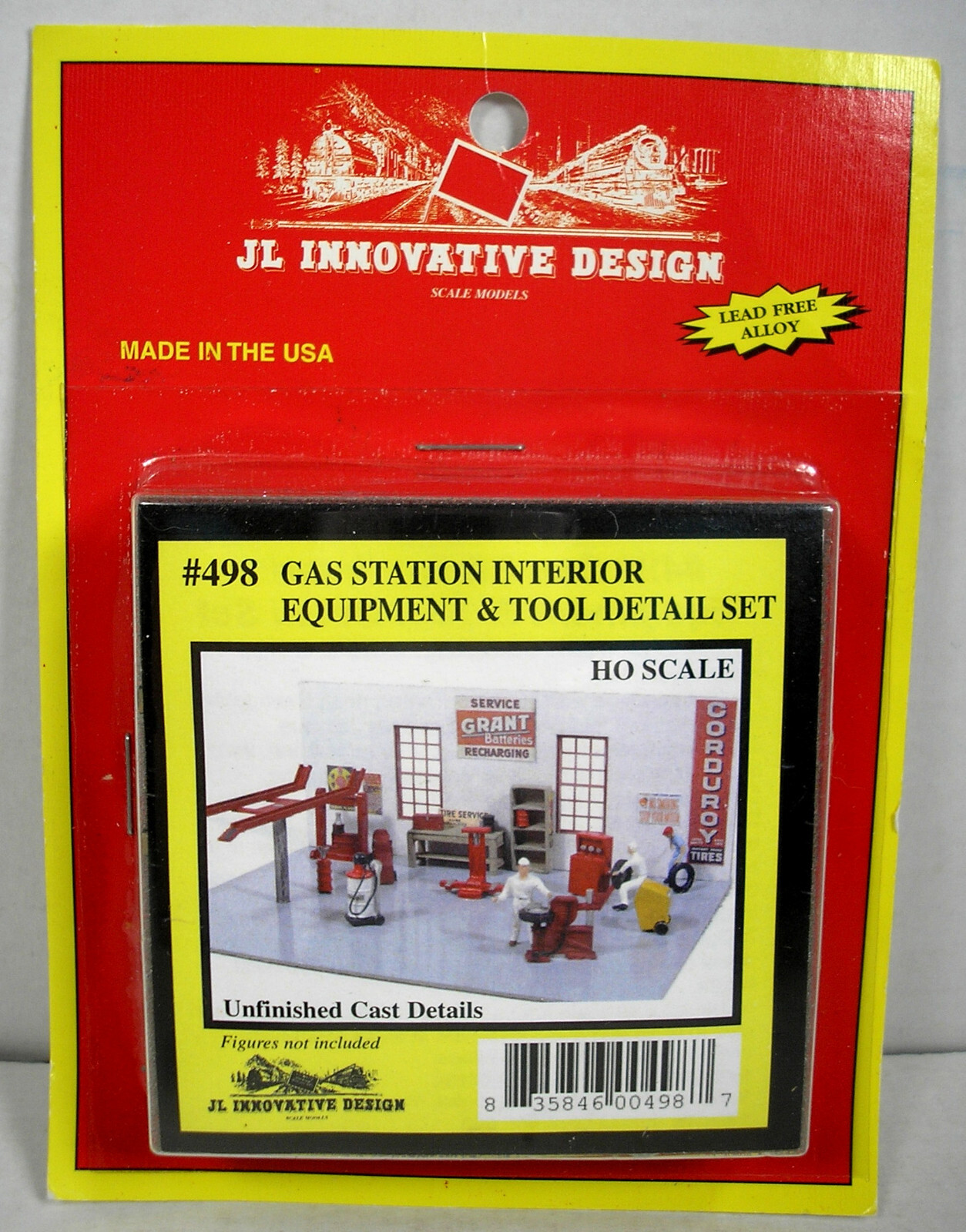 HO Scale JL Innovative Designs 498 Gas Station Interior Equipment ...