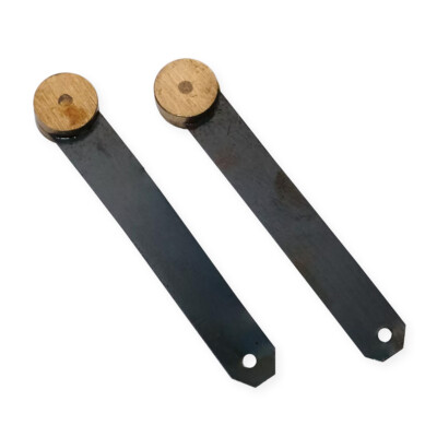 2x English Dial Fusee Suspension Brass End Springs Banjo Wall Clock ...