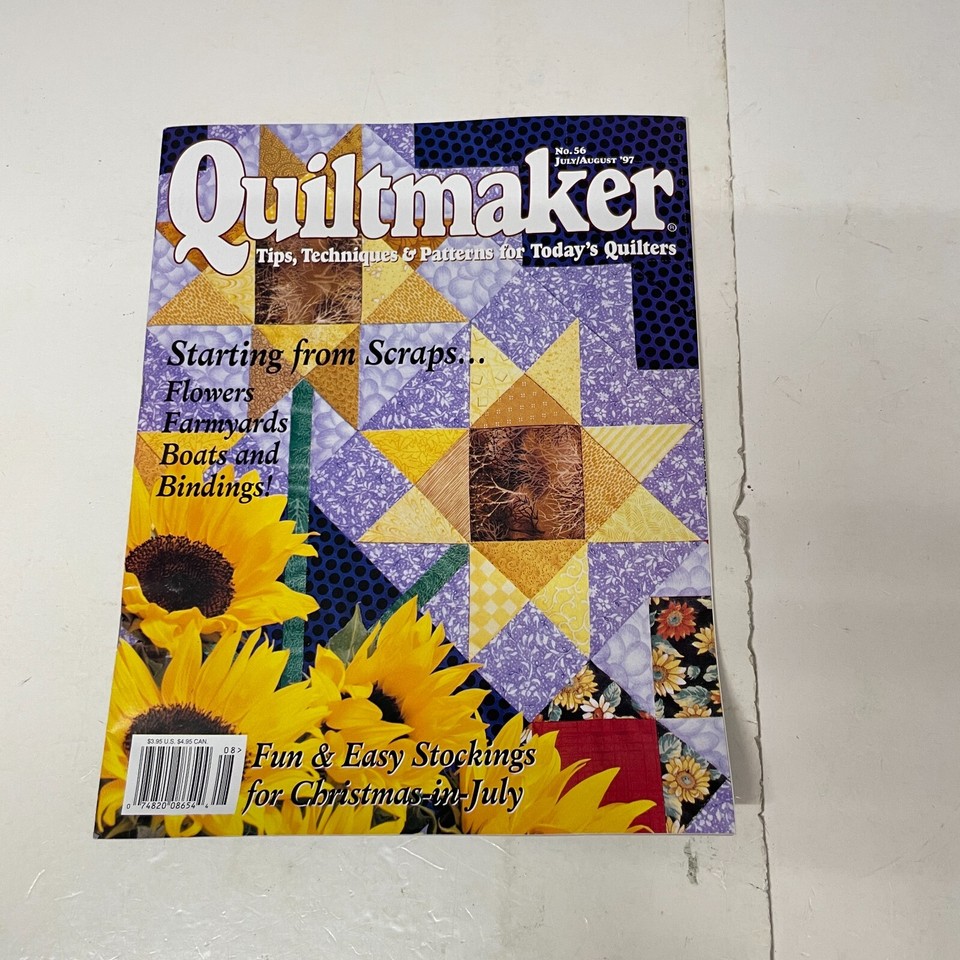Quiltmaker Magazine July/August 1997 back issues starting from scraps ...