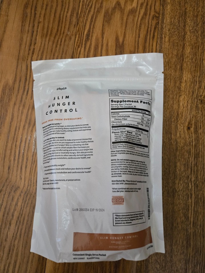 NEW! Plexus Slim Hunger Control Blood Orange Lemon Lime 30 Packs Exp ...
